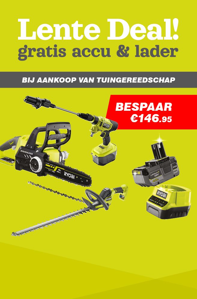 Ryobi Tools Nederland | Gereedschap, ONE+, Tuin, Maxpower