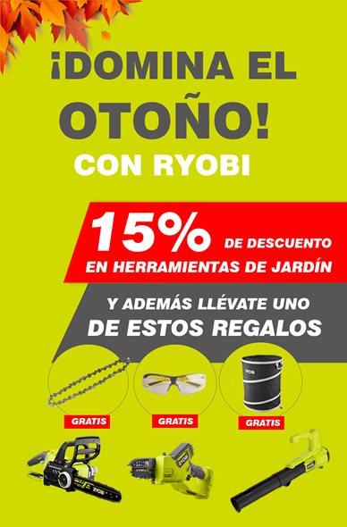 Ryobi España | Líder Mundial en Bricolaje | Tienda Online Oficial