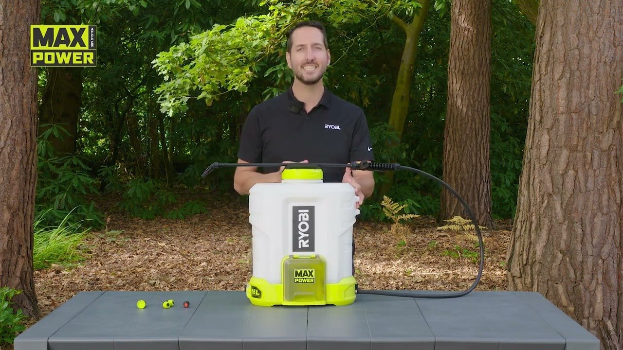 Ryobi Backpack Weed Sprayer Ryobi RY18BPSA 0 18V ONE+ Cordless