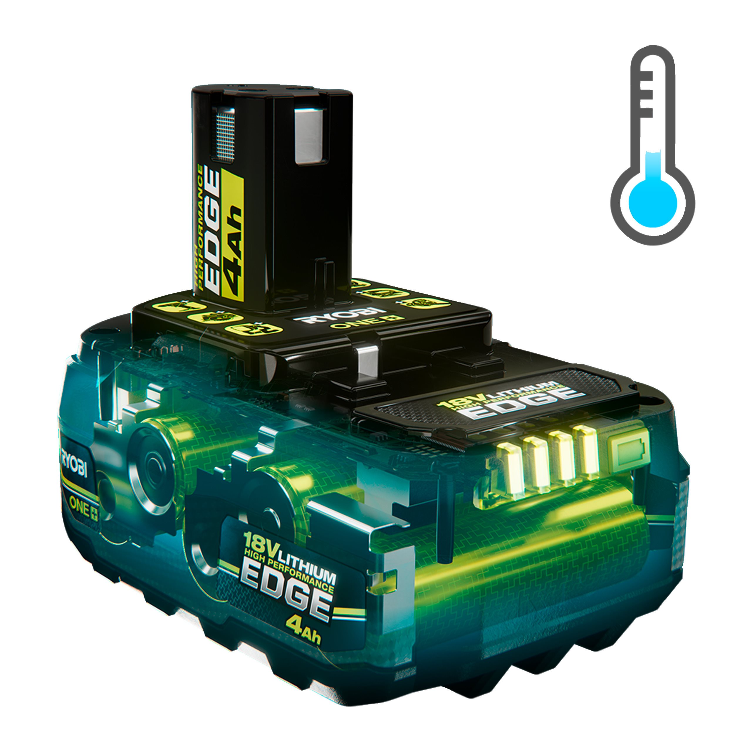 EDGE Battery | 18V ONE+™ 4.0Ah EDGE Battery | RYOBI | RB1840E