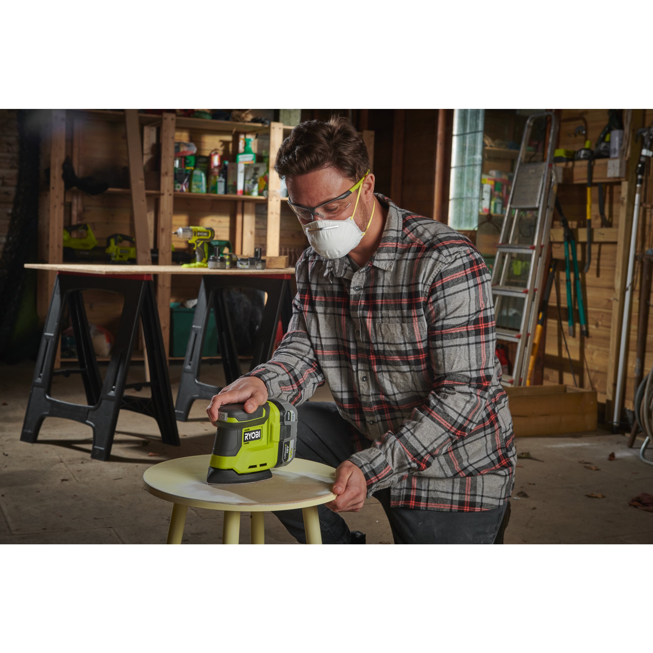 Cordless Palm Sander | RYOBI 18V ONE+™ RPS18-0