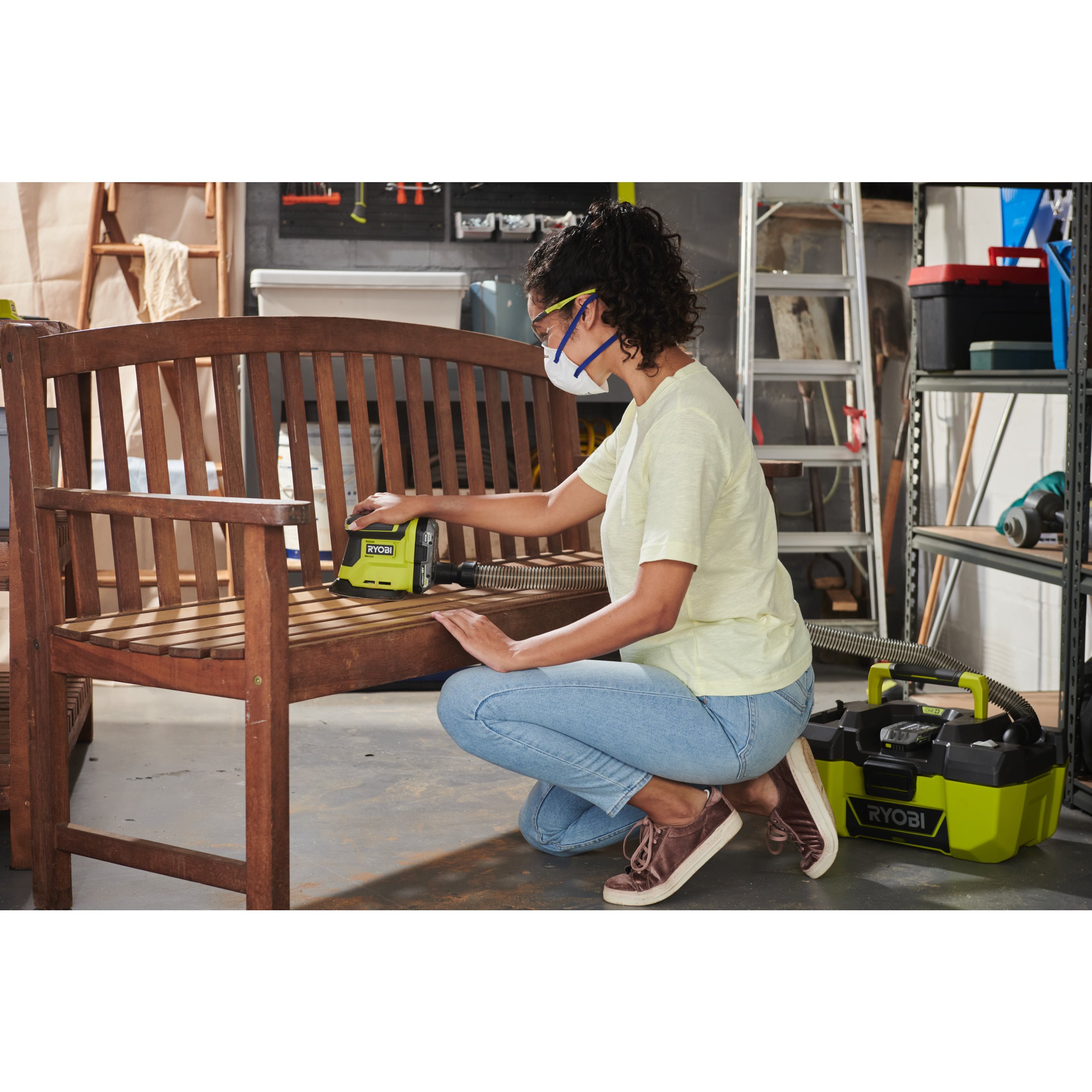 Cordless Palm Sander | RYOBI 18V ONE+™ RPS18-0