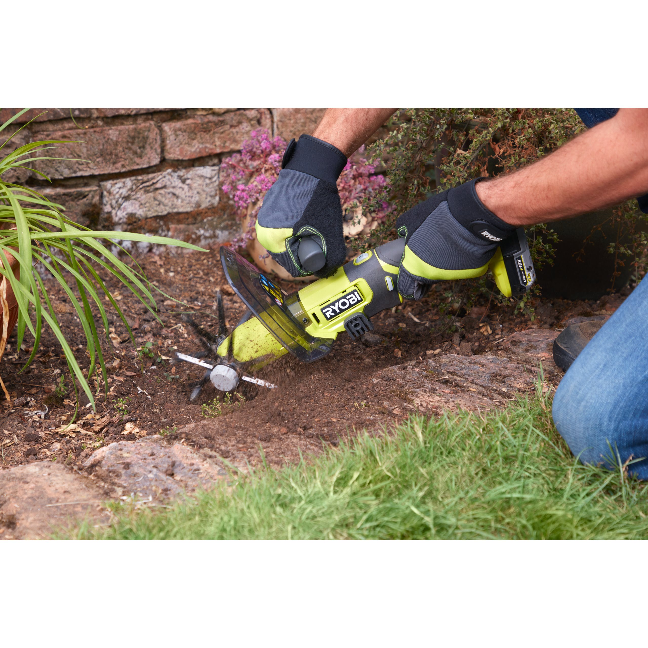 Cordless Handheld Cultivator | RYOBI 18V ONE+™ RY18HCA-0