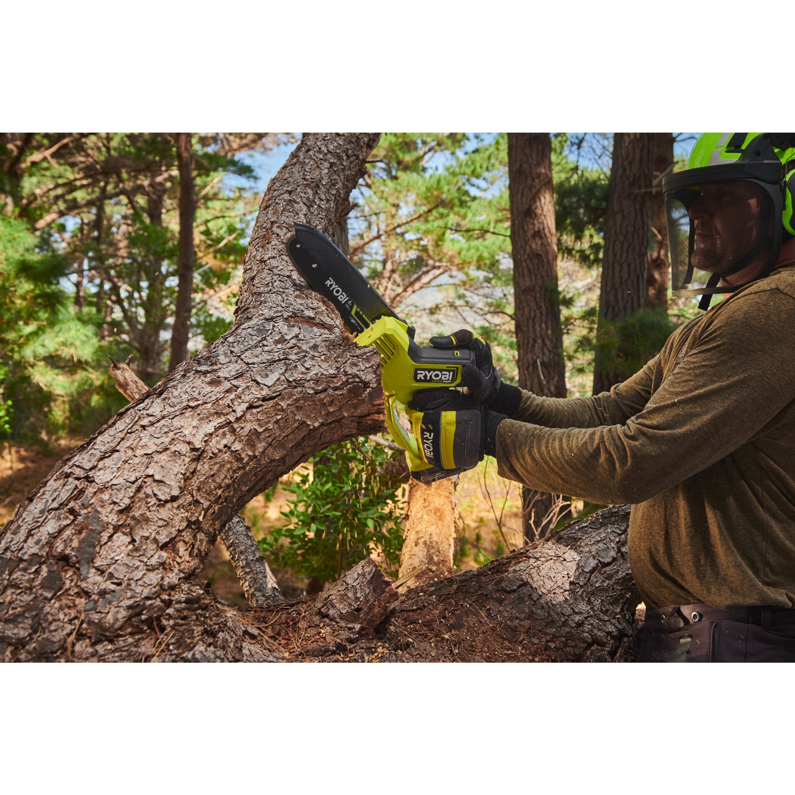 Ryobi tree chainsaw store