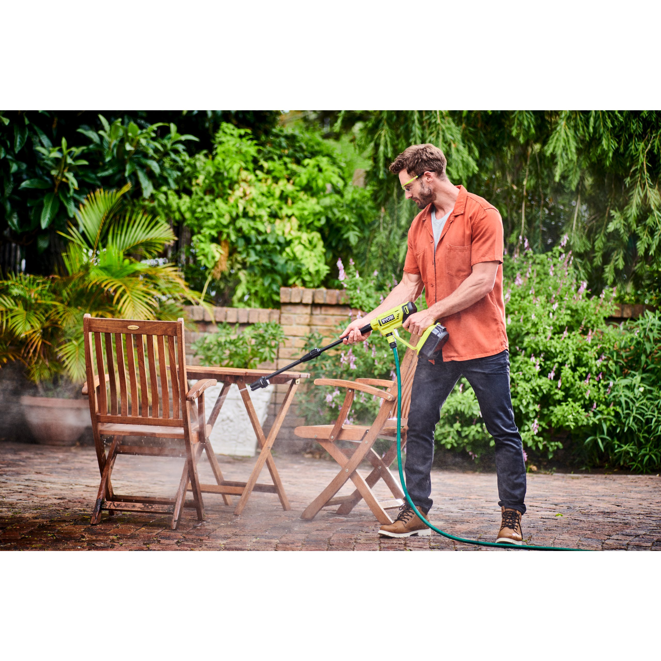 Cordless Power Washer Kit | Cordless Jet Wash 22 BAR | RYOBI 18V ONE+ ...
