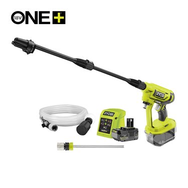 Cordless Power Washer Kit | Cordless Jet Wash 22 BAR | RYOBI 18V ONE+ ...