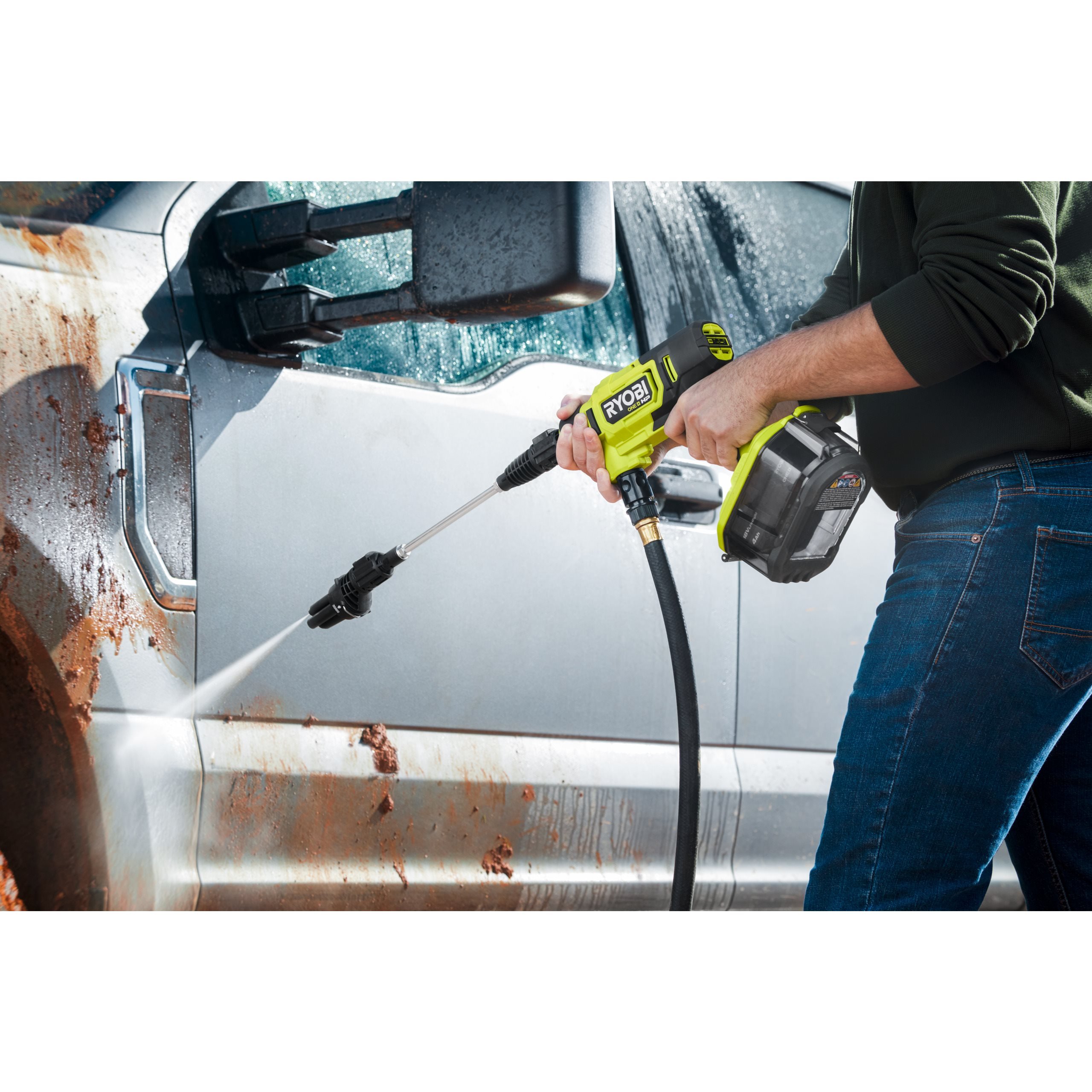 Cordless Pressure Washer 41 BAR Power Washer RYOBI 18V ONE RY18PWX41A 0